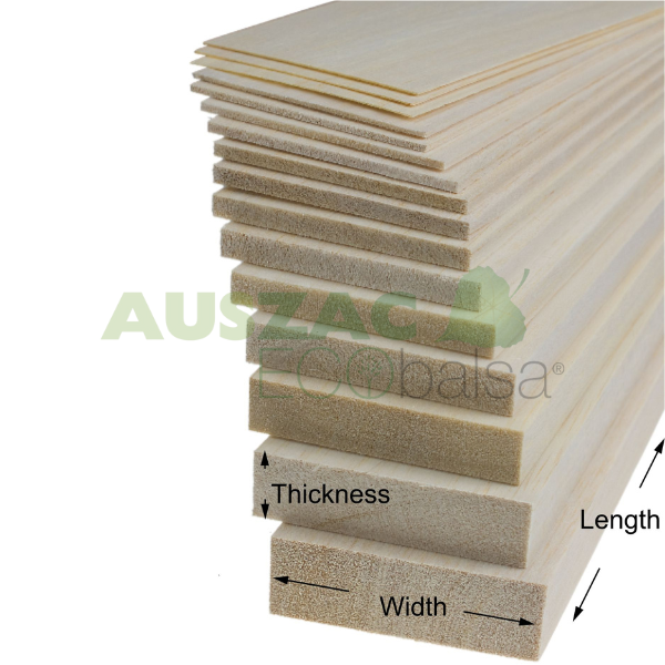 Balsa Sheet 100 x 915mm — BC-AERO